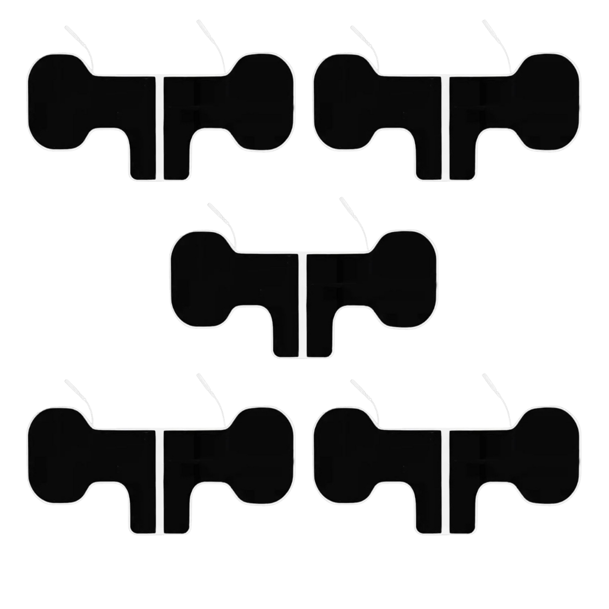 5 Pcs Electrode Pads – Self-Adhesive Gel Patches for EMS Massager ...