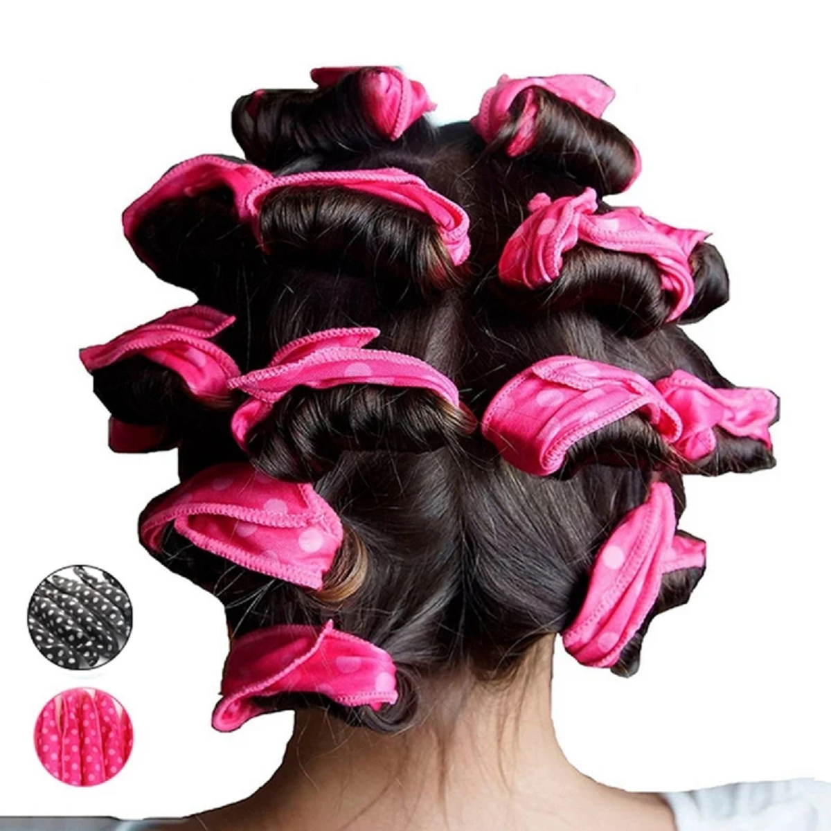 Sponge Pillow Soft Hair Curlers Rollers DIY Styling Tools – icicosmetic